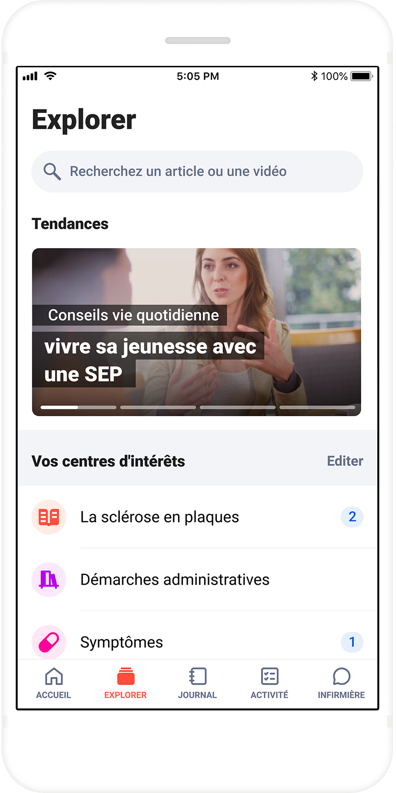 Cleo, l’application pour mieux vivre avec la sclérose en plaques